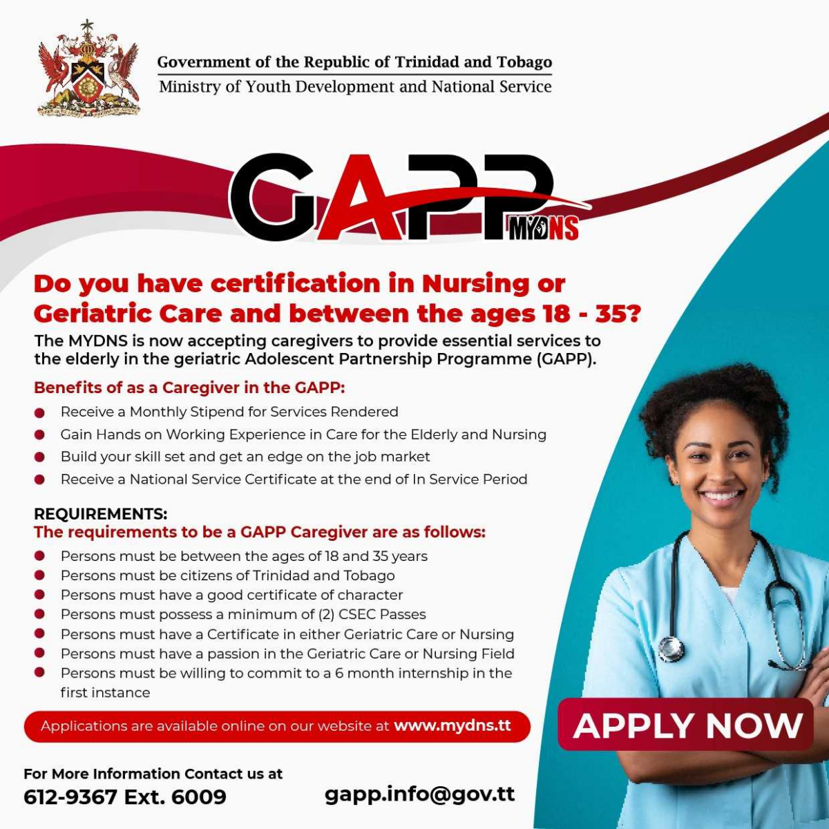 Geriatric Adolescent Partnership Programme Application – MSYA