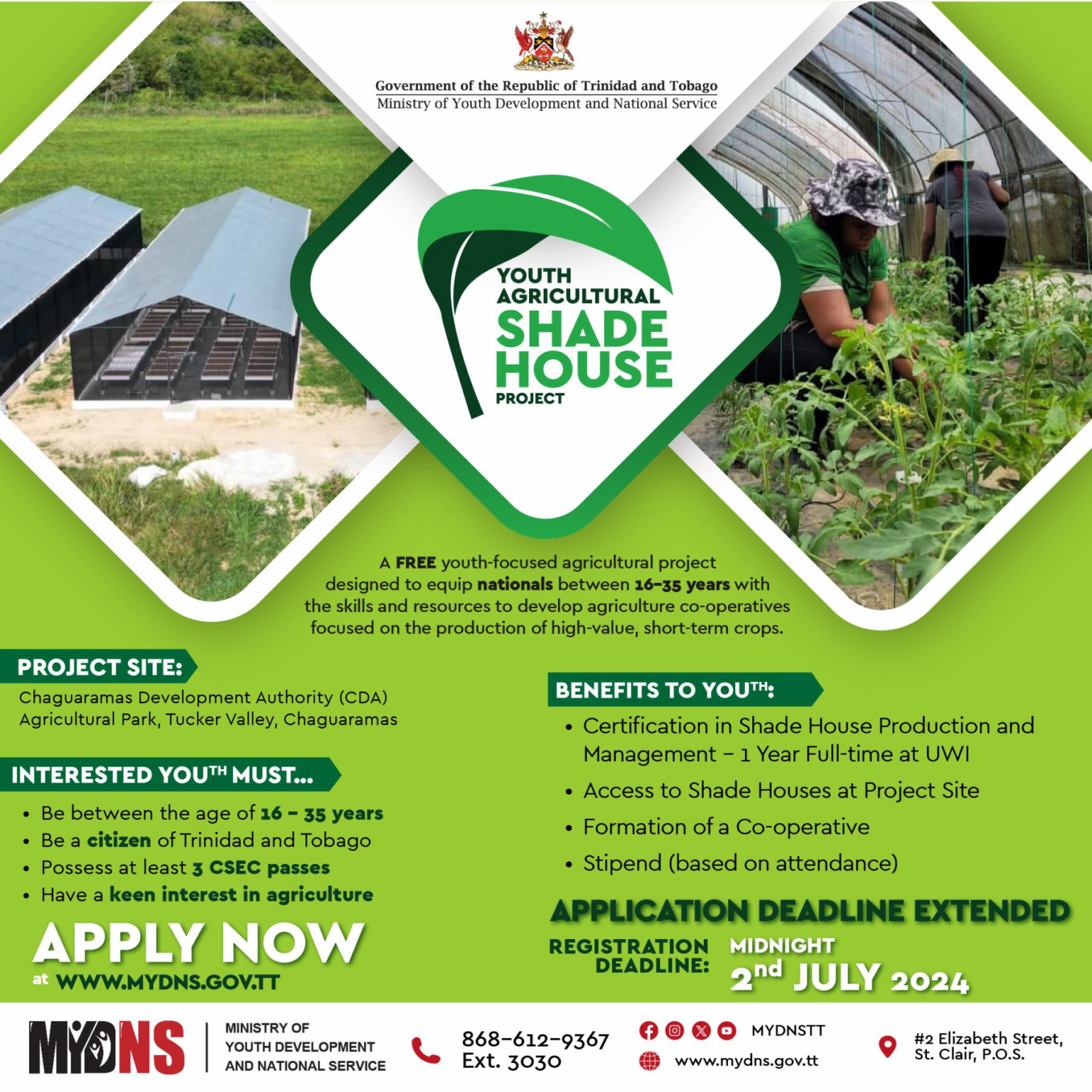 Youth Agricultural Shade House Project – MSYA