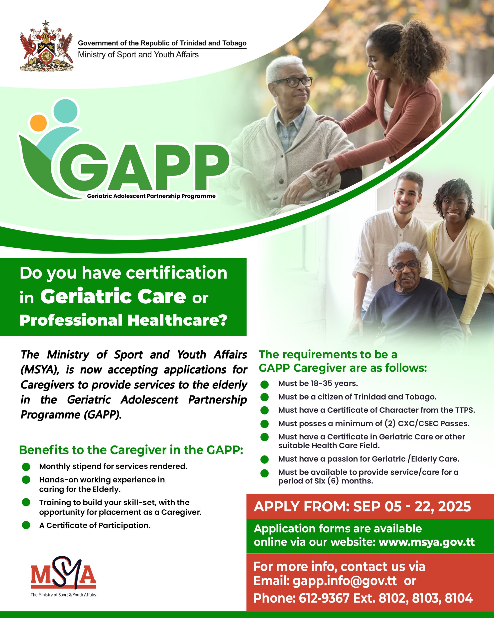 GAPP Registration – MSYA