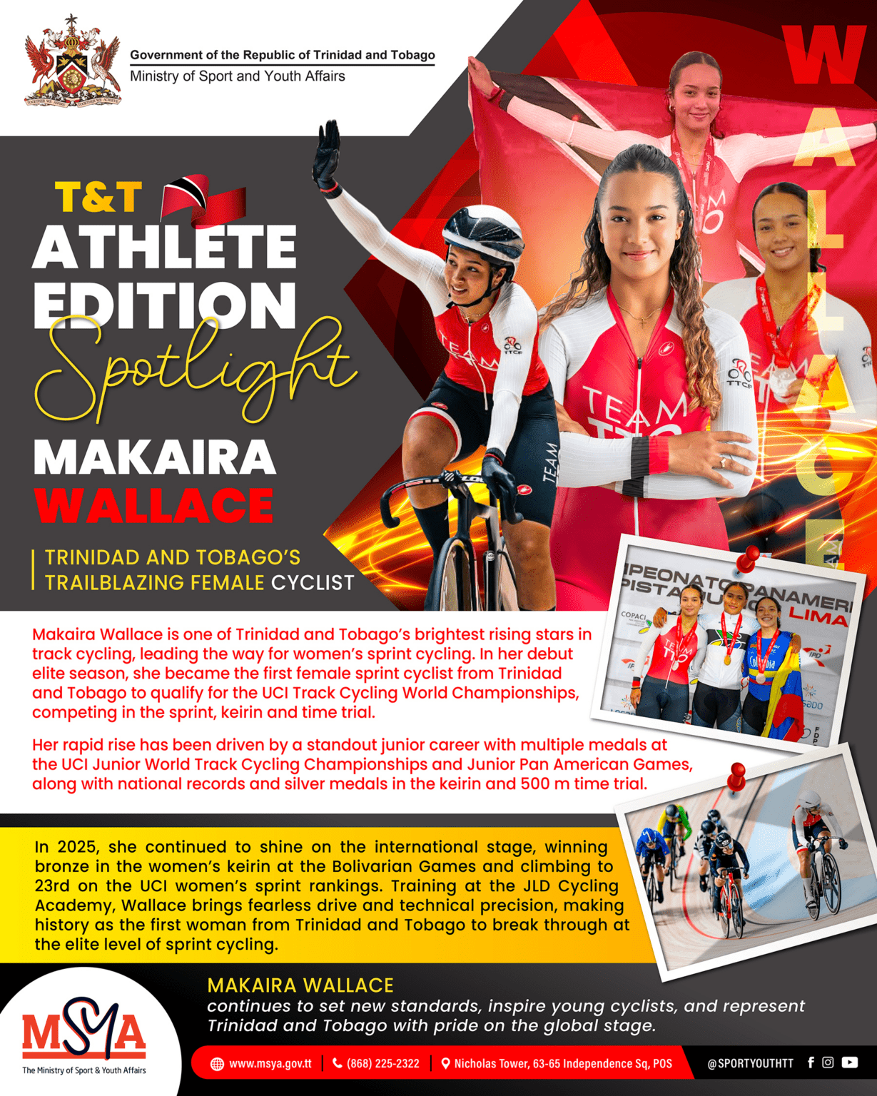 T&T Athlete Edition Spotlight – Makaira Wallace – MSYA