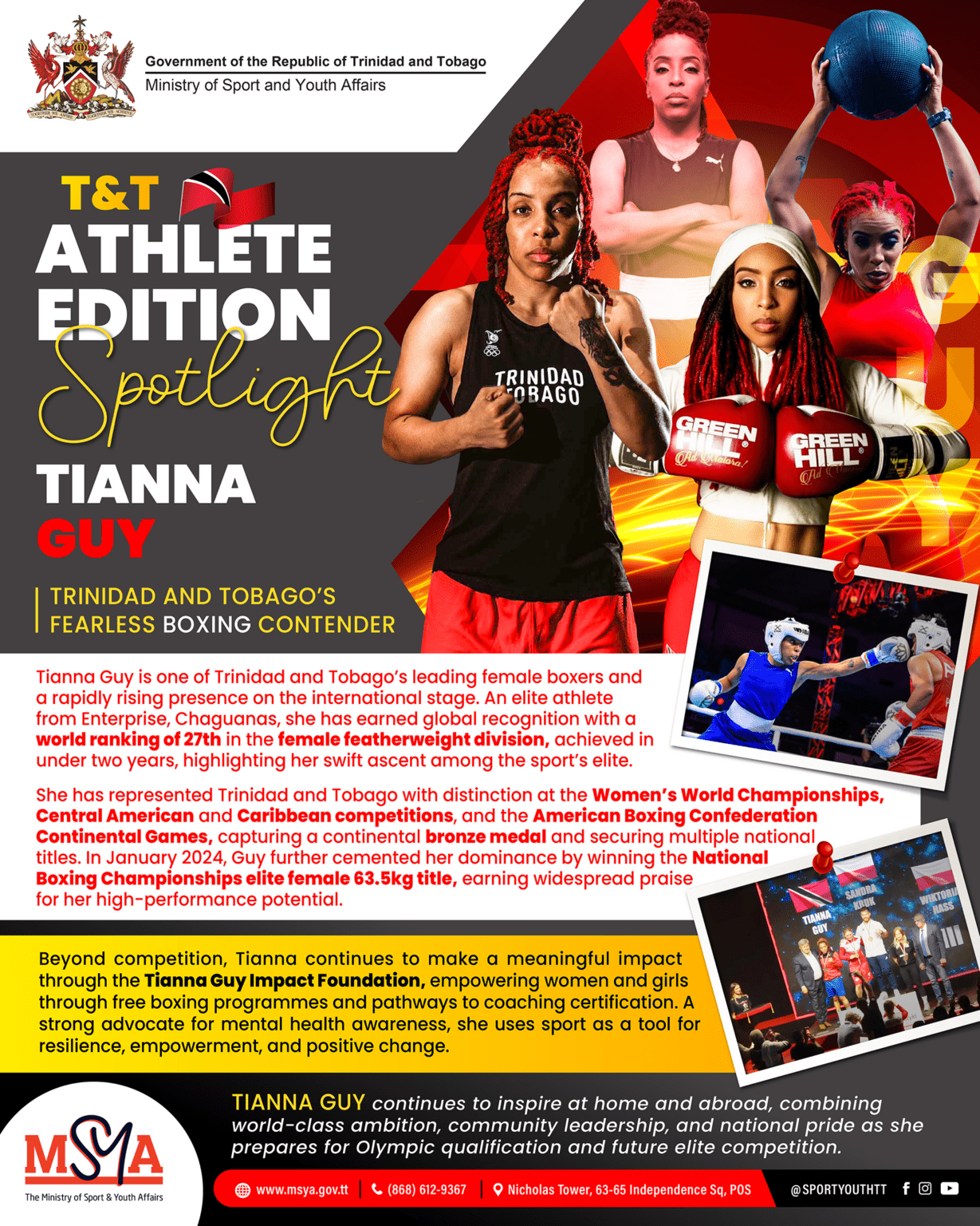 T&T Athlete Edition Spotlight – Tianna Guy – MSYA