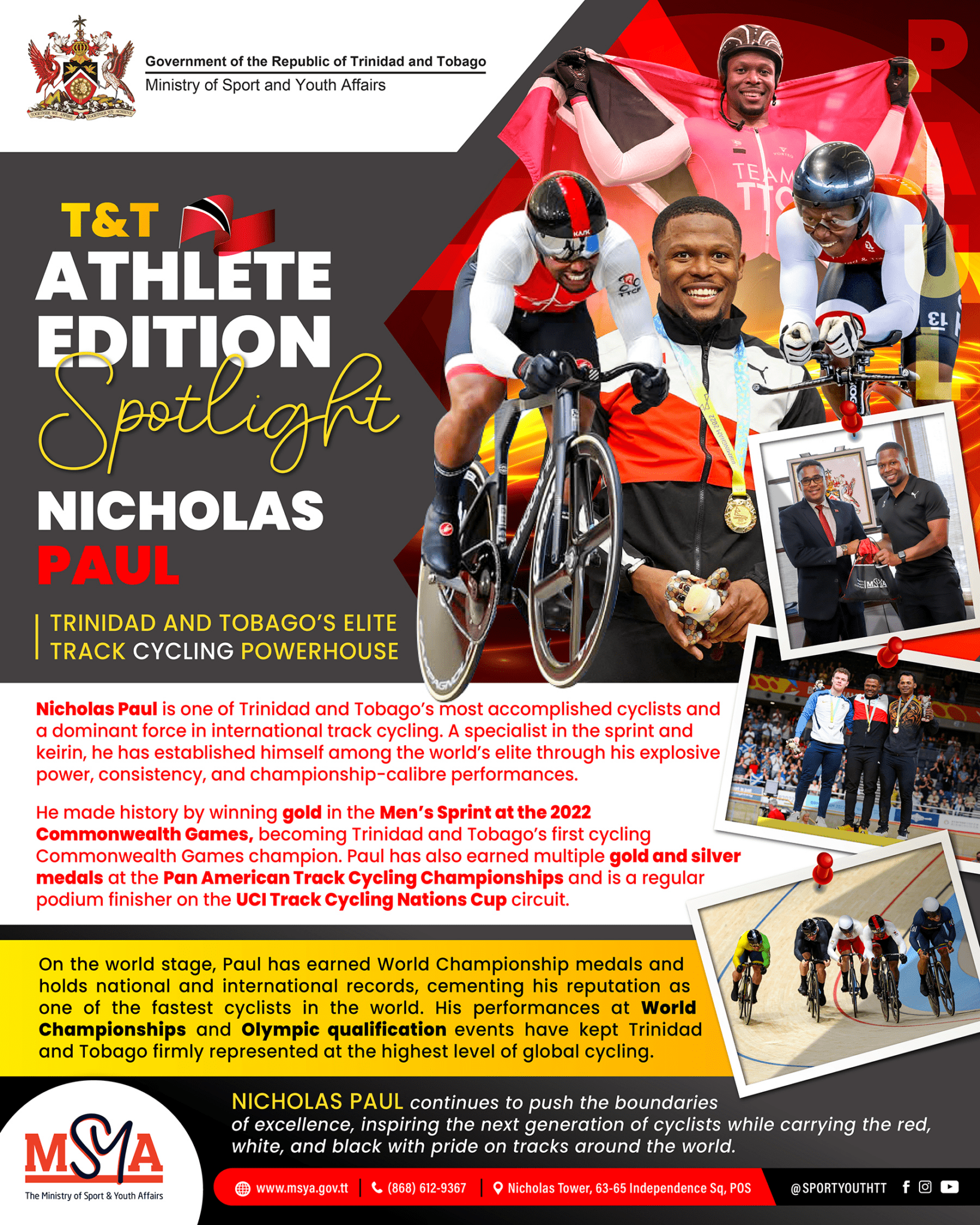 T&T Athlete Edition Spotlight – Nicholas Paul – MSYA